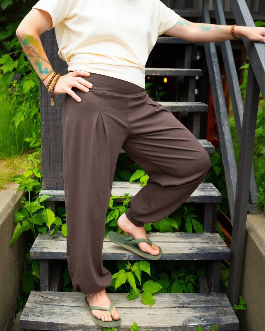 Pantalon Femme Bambou Écoresponsable | Fabriqué au Québec | Abaka