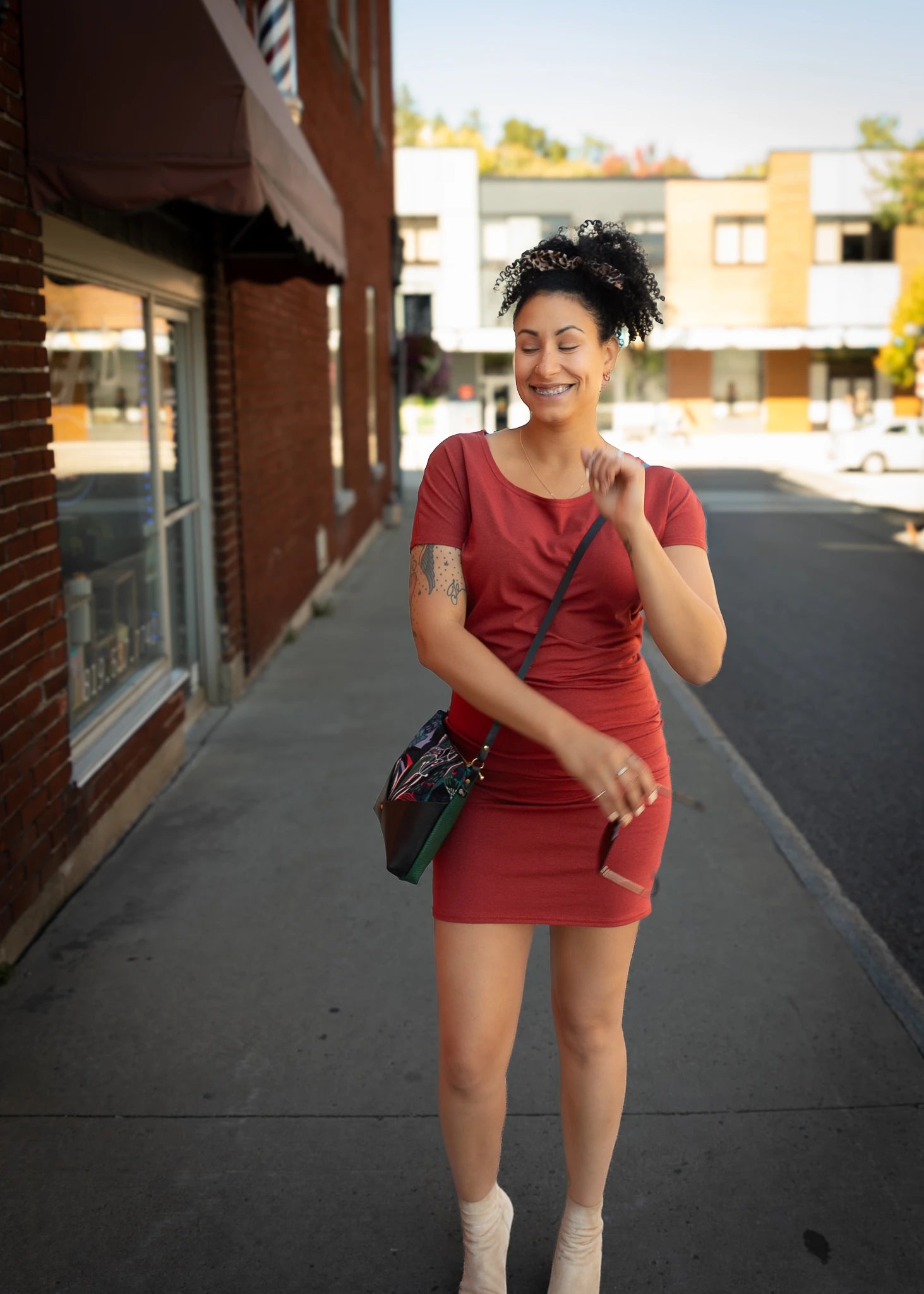 ELIZE – Women’s Bamboo Dress by Abaka | Ethical Fashion Made in Quebec